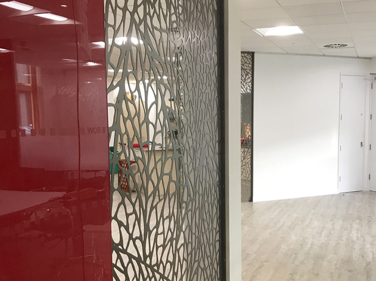 Decorative Laser cut room partitions and wall art for Telford Homes PLC ...