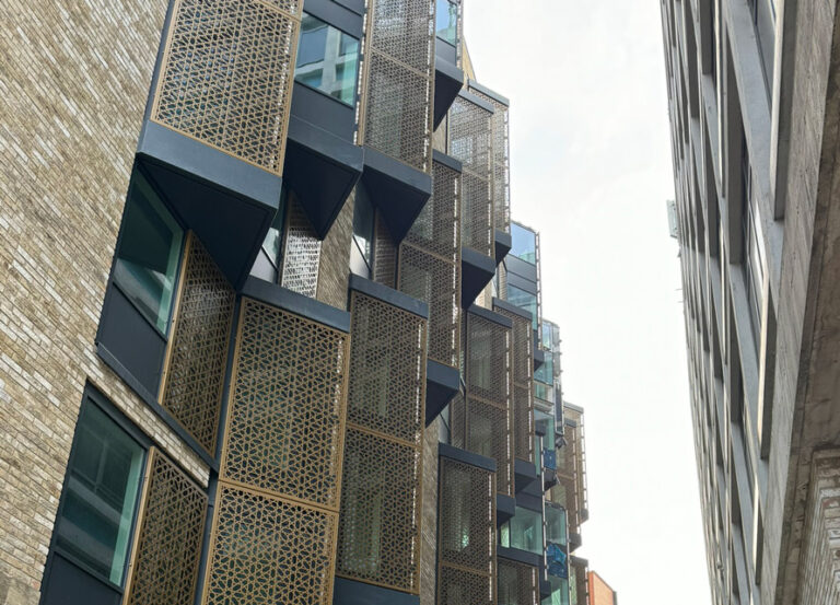 Exterior facade cladding for large hotel in Central London – laser cut ...