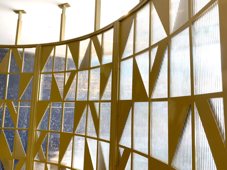 Beautiful laminated beauty and hairdressing salon screens – laser cut ...